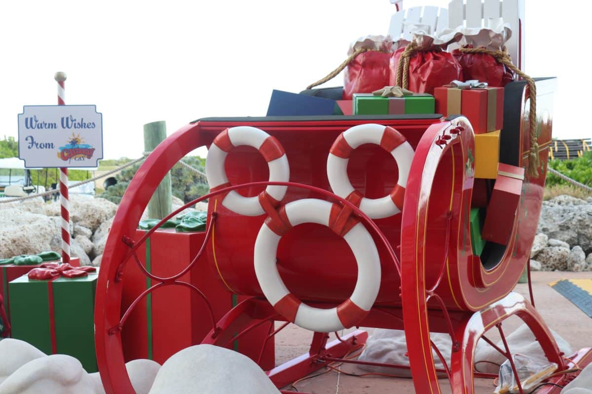 Castaway Cay Christmas Decorations and Details